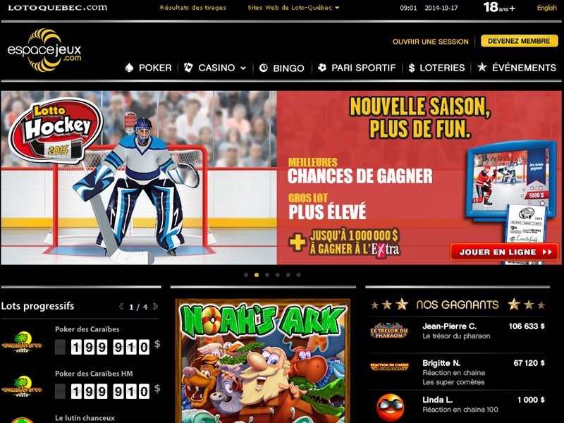 Espacejeux » Revue du casino en ligne/Bonus sans dépôt de 10
